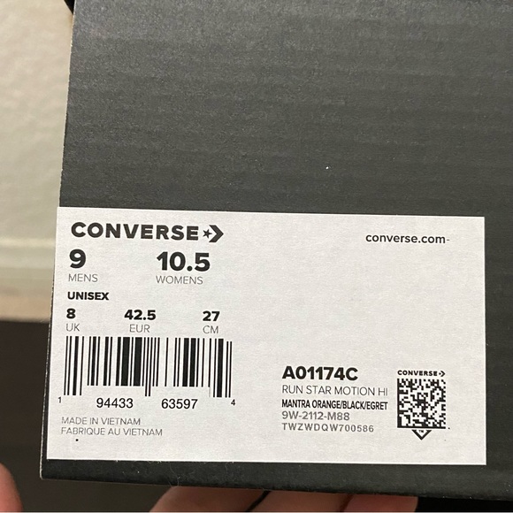 Converse | Shoes | Converse A174c Run Star Motion Cx Platform Unisex ...